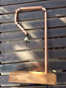 Copper pipe table lamp – DIY Montreal