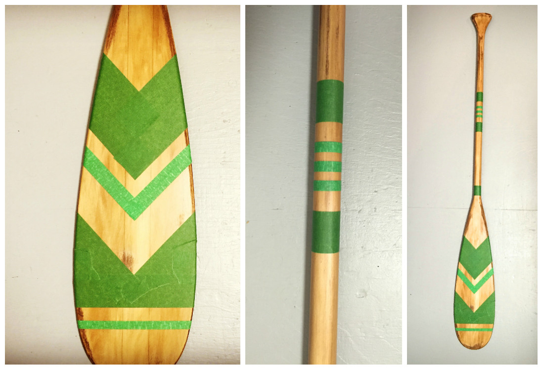 Nautical painted oar | DIY Montreal