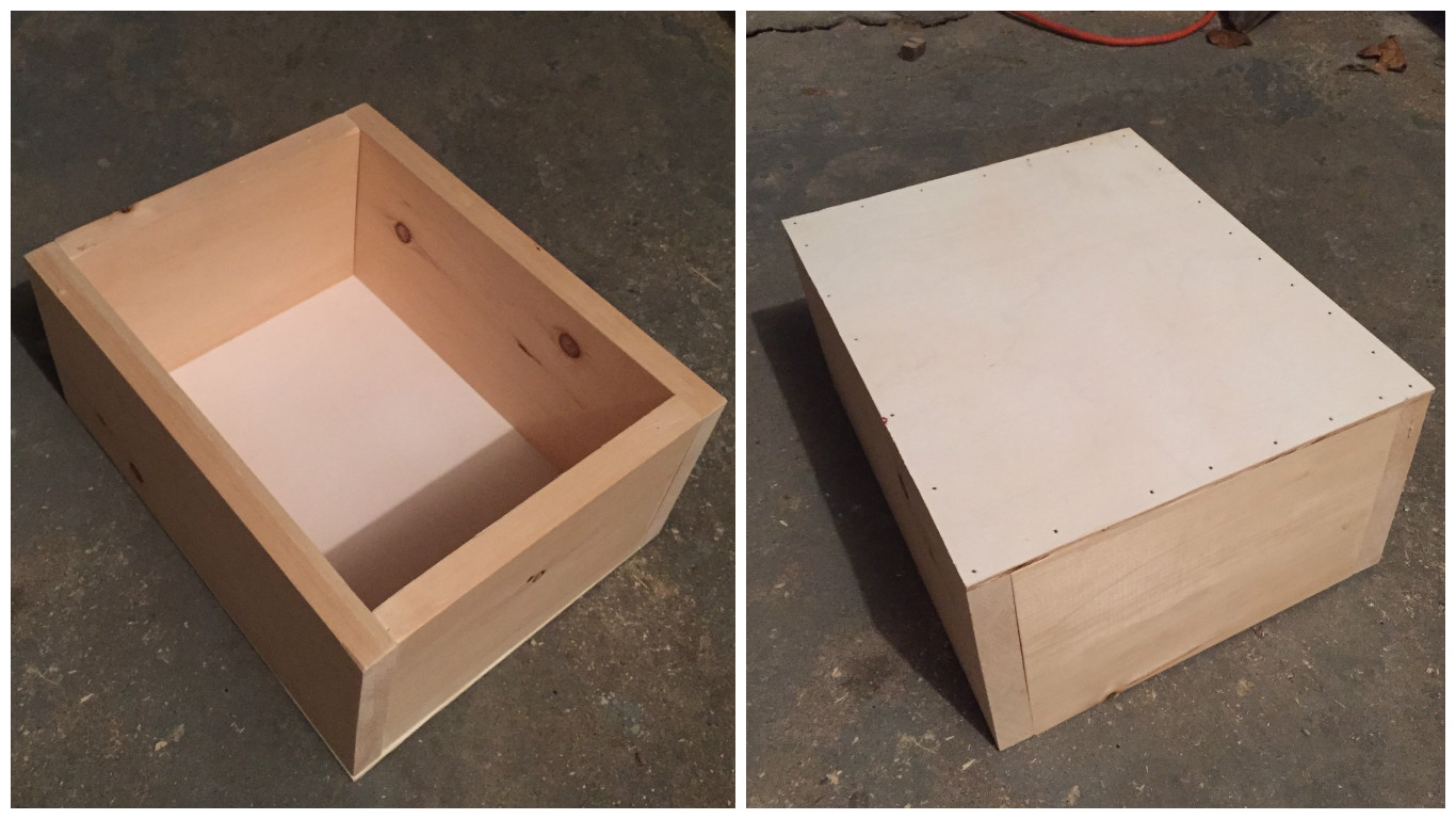 3 drawer mini console table – DIY Montreal