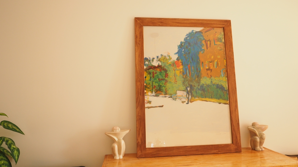 Picture frame with corner splines – DIY Montreal