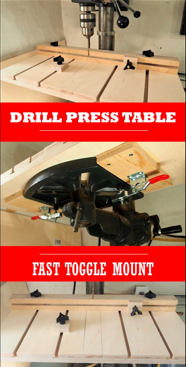 Build a Drill Press Table - DIY Montreal