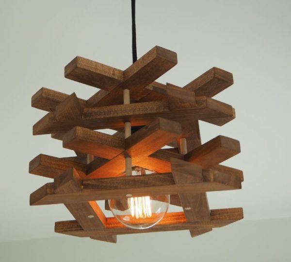 Wood Chandelier - DIY Montreal