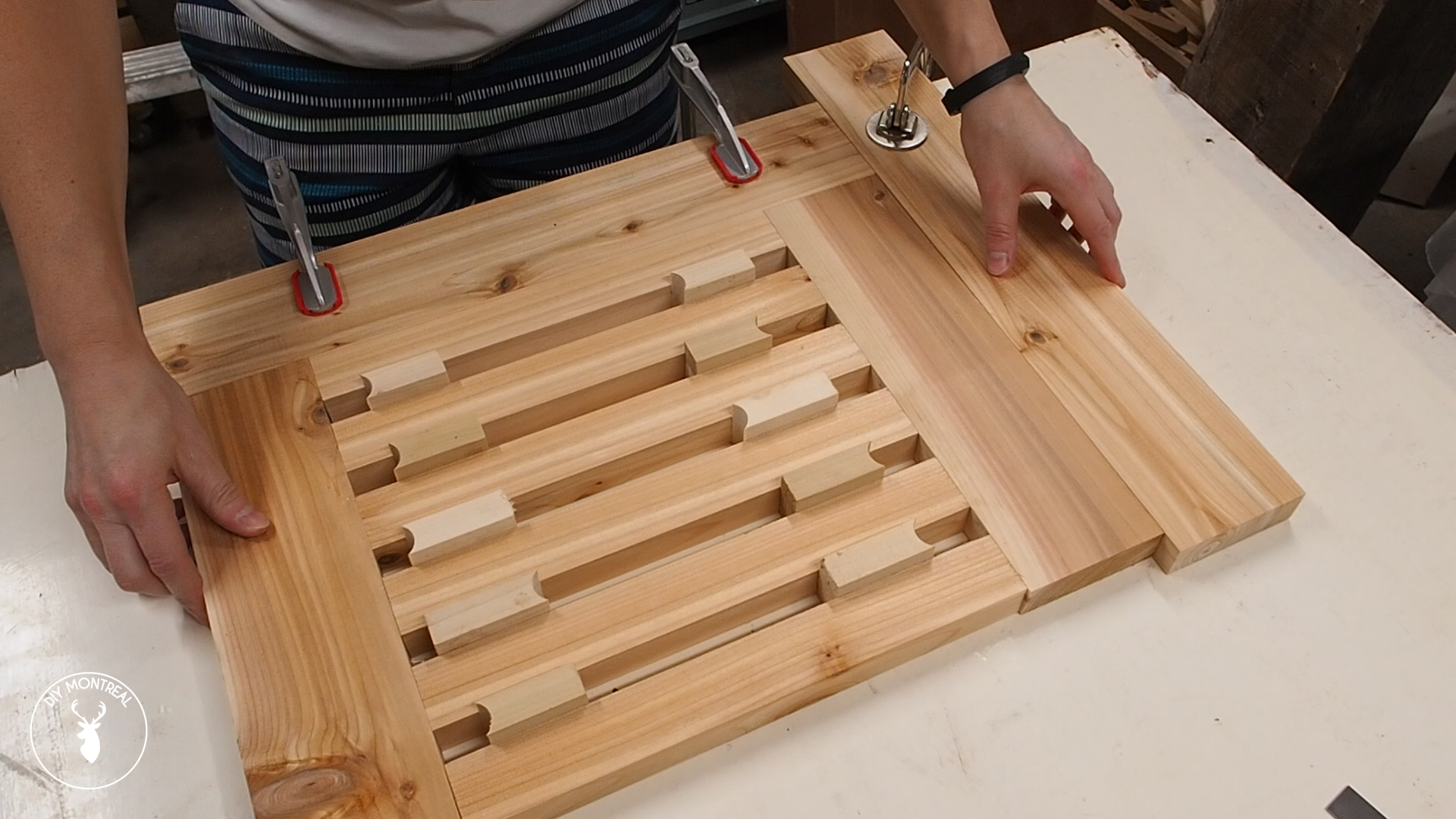 Slatted Cube Table – DIY Montreal