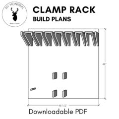 Build a Clamp Rack - DIY Montreal