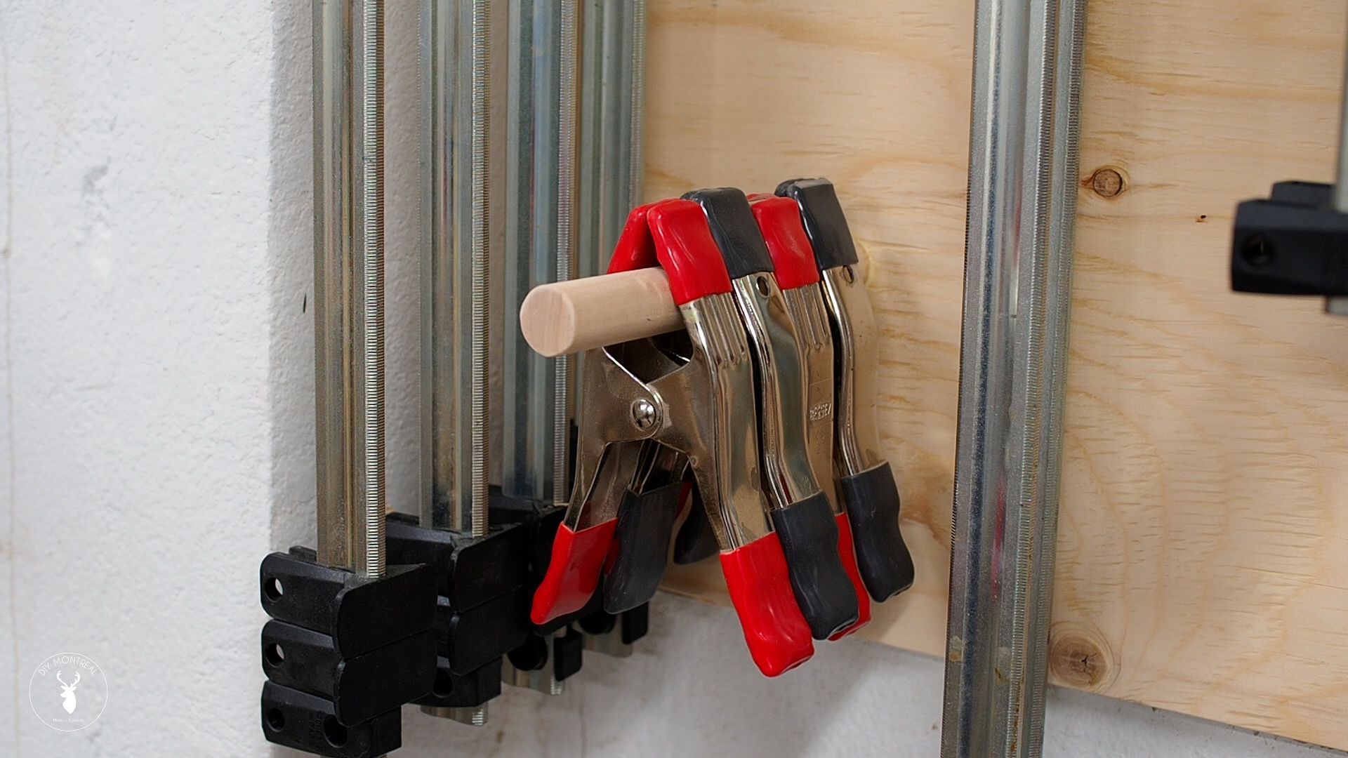 Clamp Rack | Universal space saving | DIY Montreal