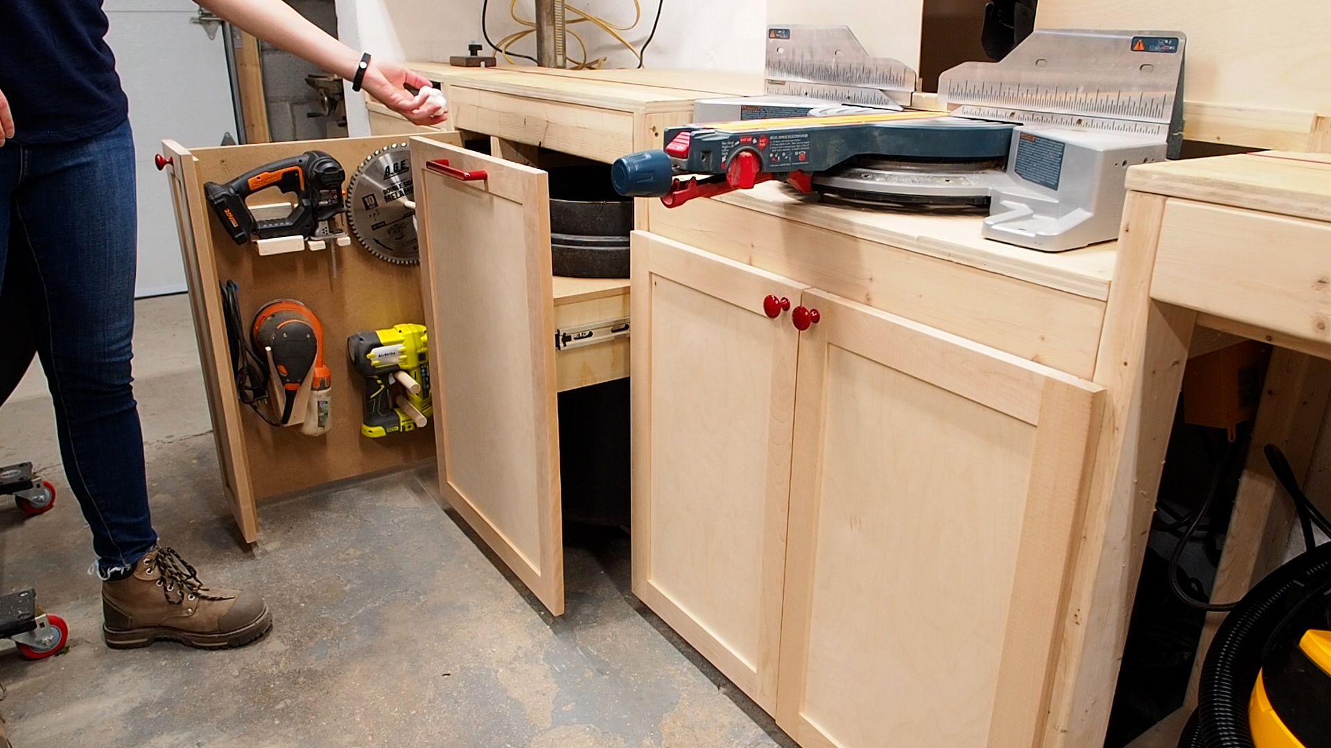 Miter Station Storage Upgrades | DIY Montreal