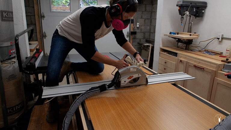 45 degree Crosscut Sled / Bevel Table Saw Sled | DIY Montreal