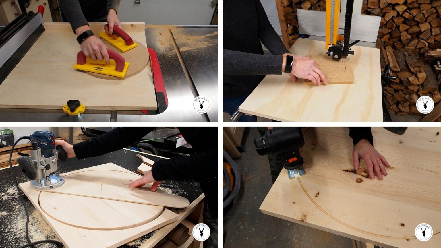4 Ways to Cut Circles in Wood | DIY Montreal