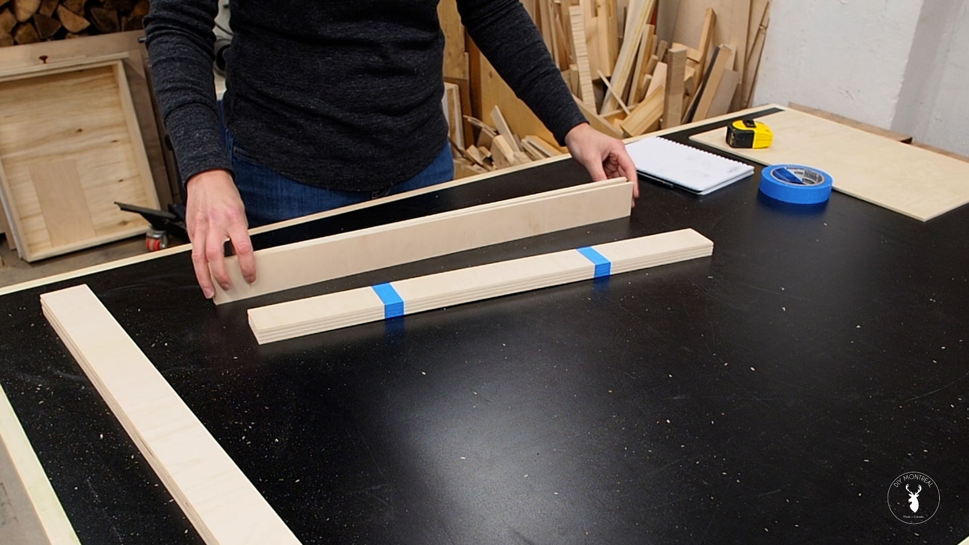 Workshop Drawer Organization | DIY Drawer Dividers with Sliding Tray ...