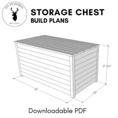 Wooden Storage Chest | PDF Build Plans – DIY Montreal