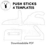 Push Sticks | Printable Templates | 4 Designs – DIY Montreal