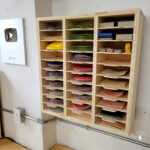 Sandpaper Organizer and Storage Cabinet - DIY Montreal