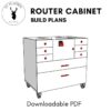 Router Cabinet Plans – DIY Montreal
