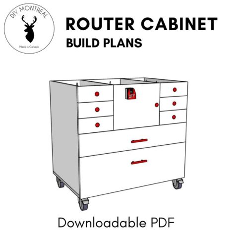 Router Cabinet Plans | DIY Montreal