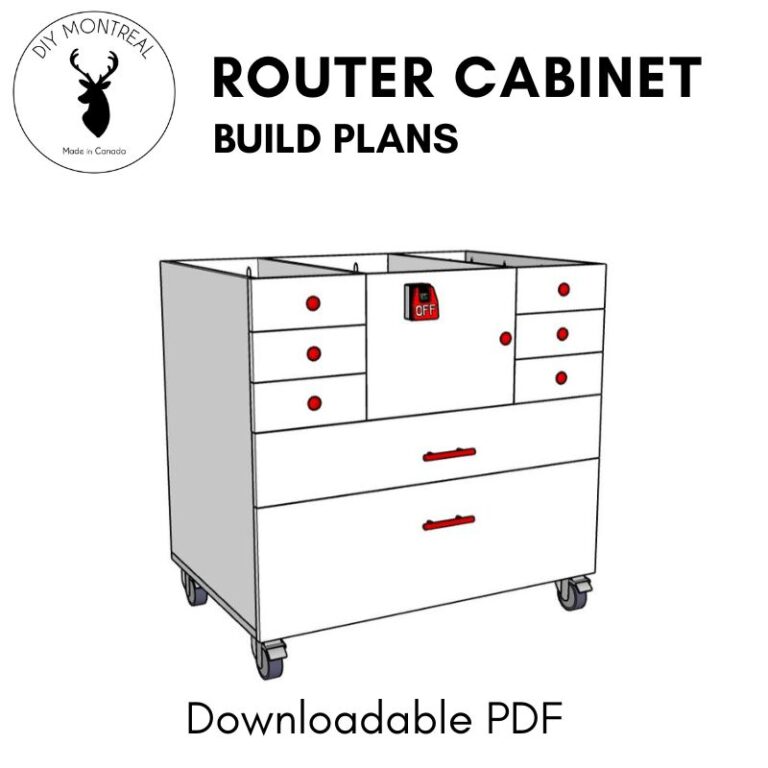 Router Cabinet Plans | DIY Montreal