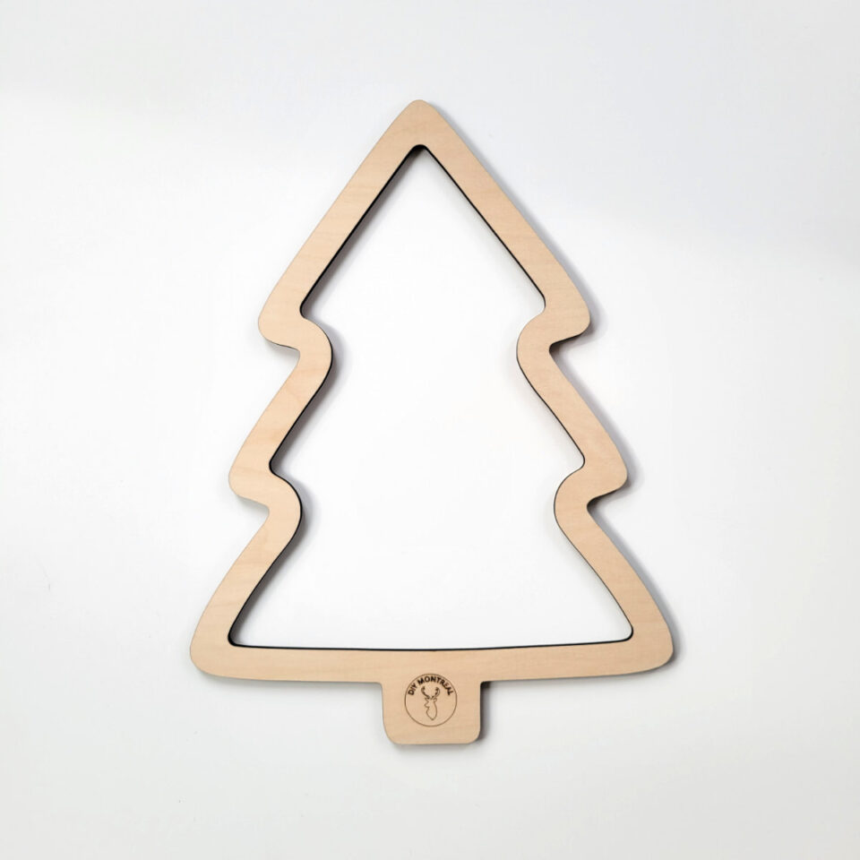 Christmas Tree Serving Tray Router Template | DIY Montreal