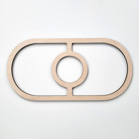 Oval 3-pocket Serving Tray Router Template | DIY Montreal