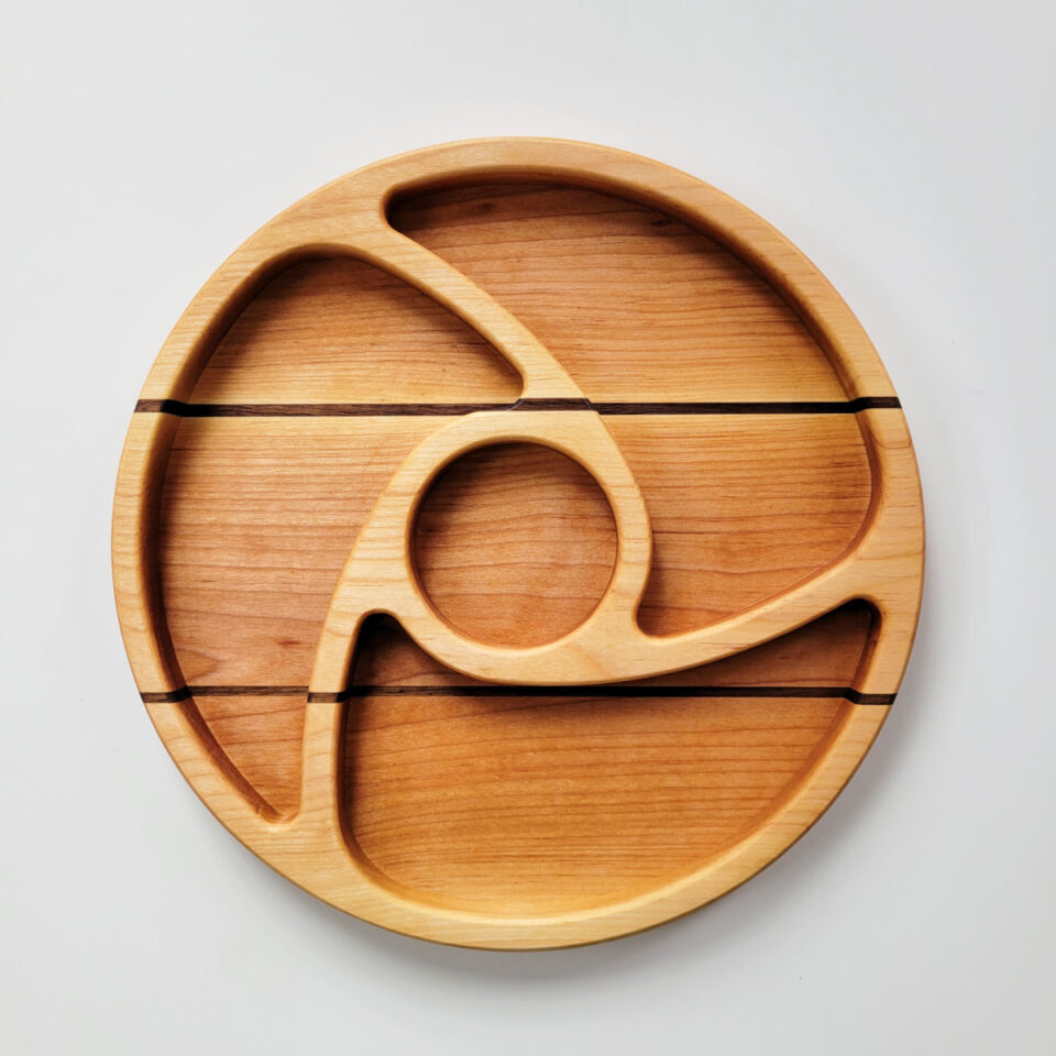 Round Swirl (3) Serving Tray Router Template – DIY Montreal