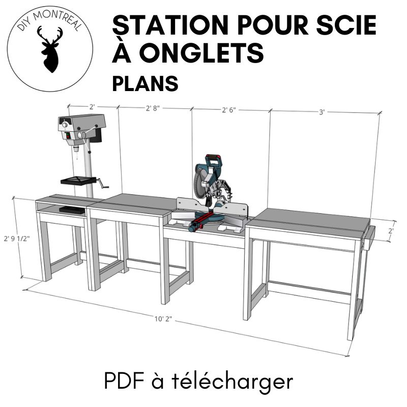 Station de scie à onglets - Bricolage Montréal
