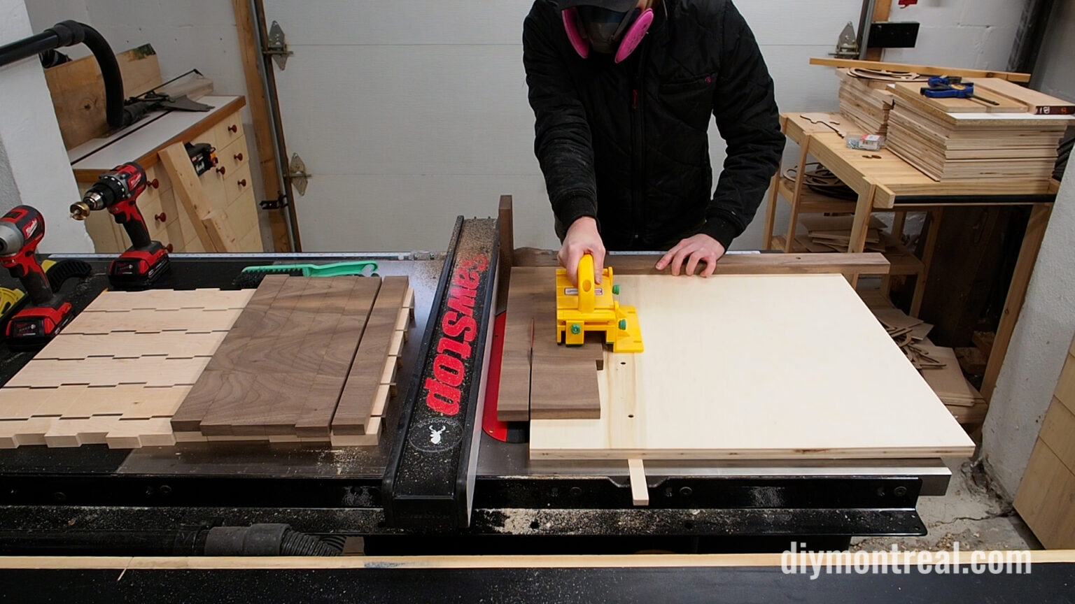 Brick Pattern End Grain Cutting Board | DIY Montreal