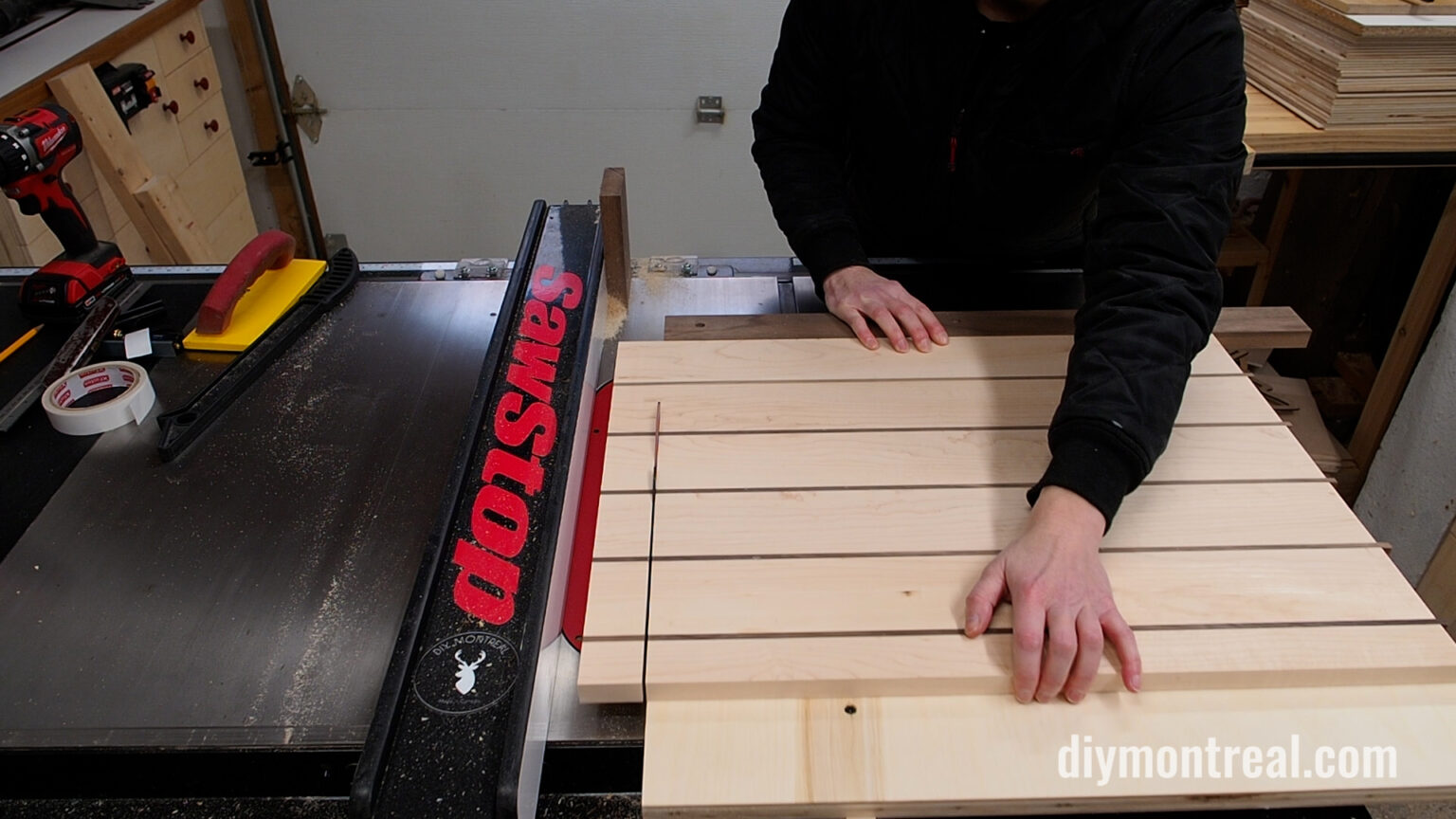 Brick Pattern End Grain Cutting Board | DIY Montreal