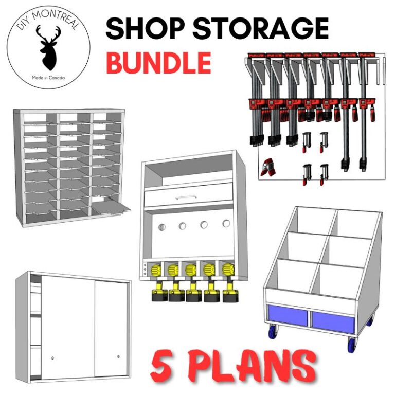 Shop Storage Bundle | 5 Plans - DIY Montreal