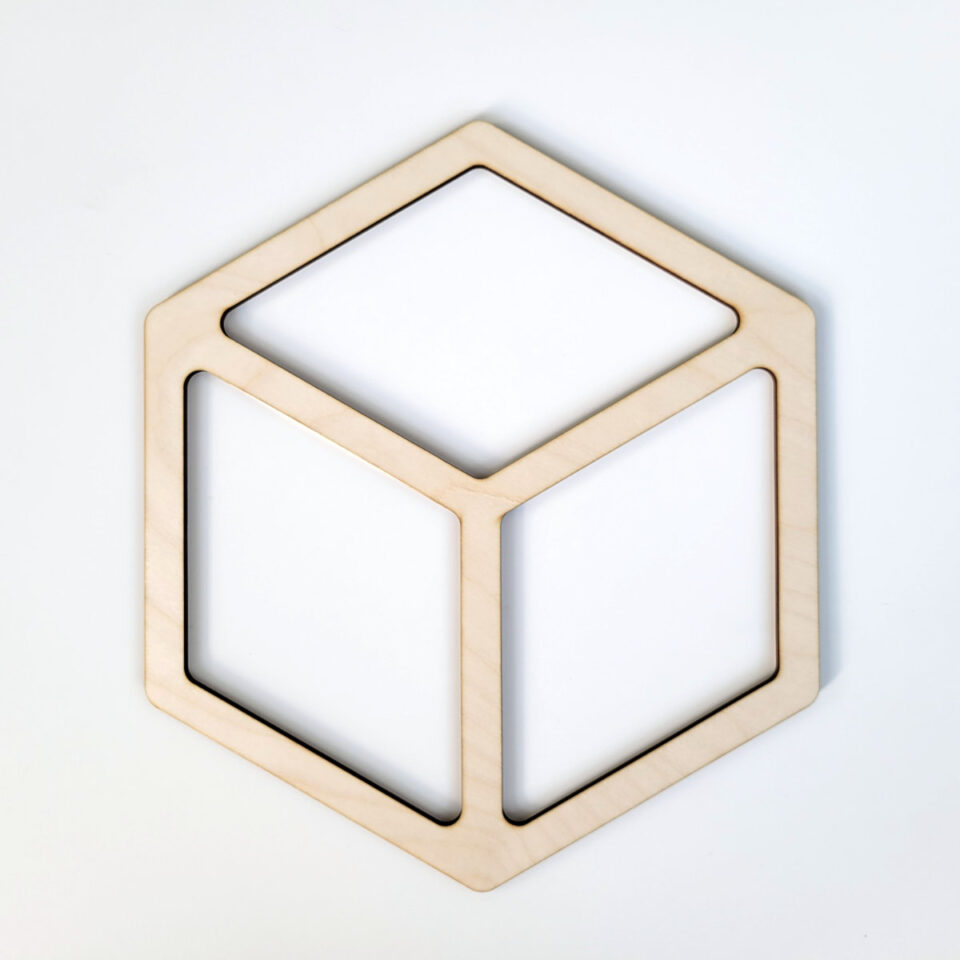 Hexagon 3D Cube Router Template | DIY Montreal