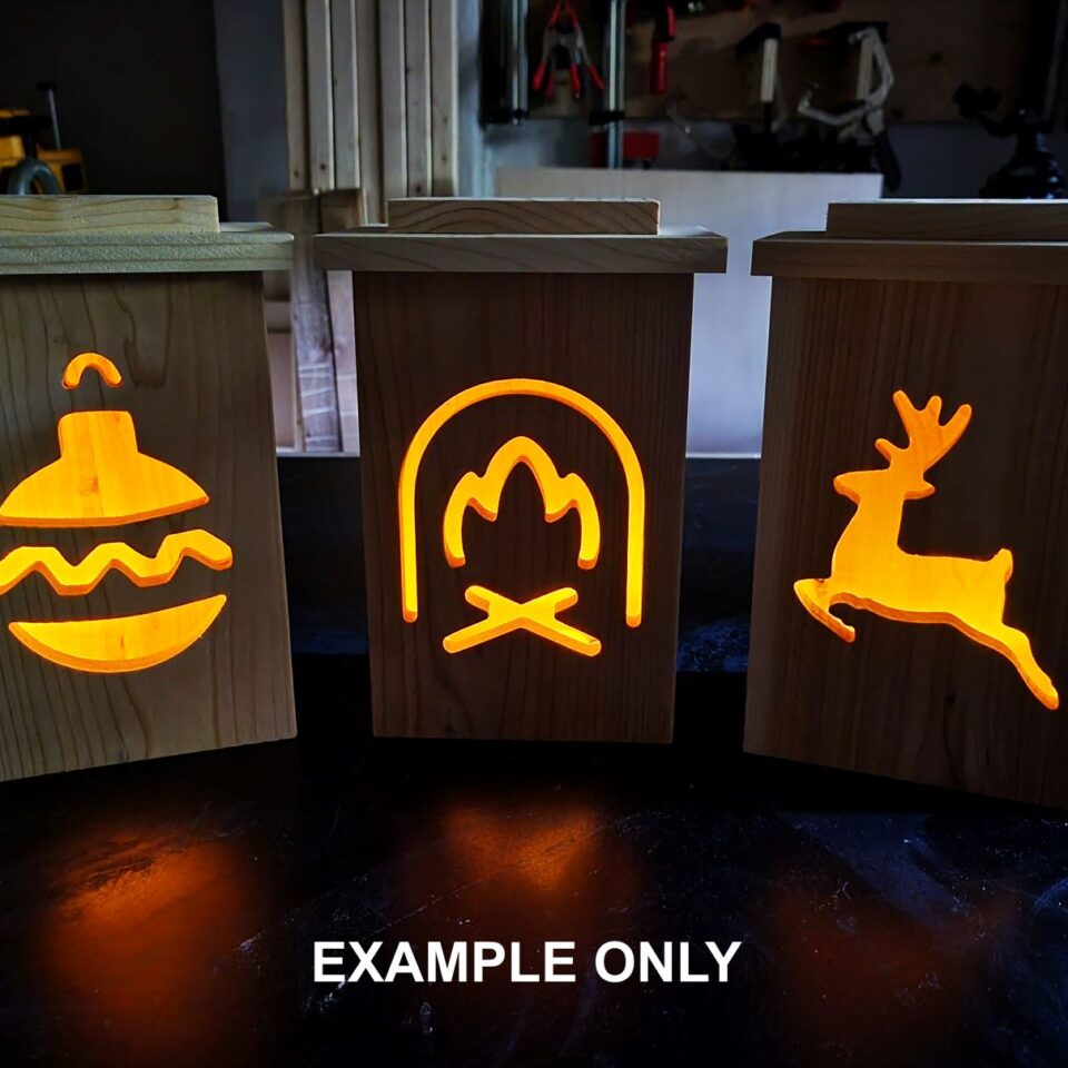 Christmas Lantern Templates | Acrylic Router Templates for the Holiday ...