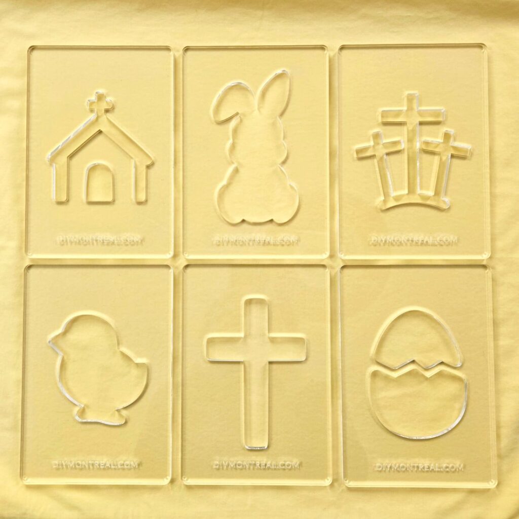 Easter Router Templates | Acrylic Templates for Holy Week | DIY Montreal