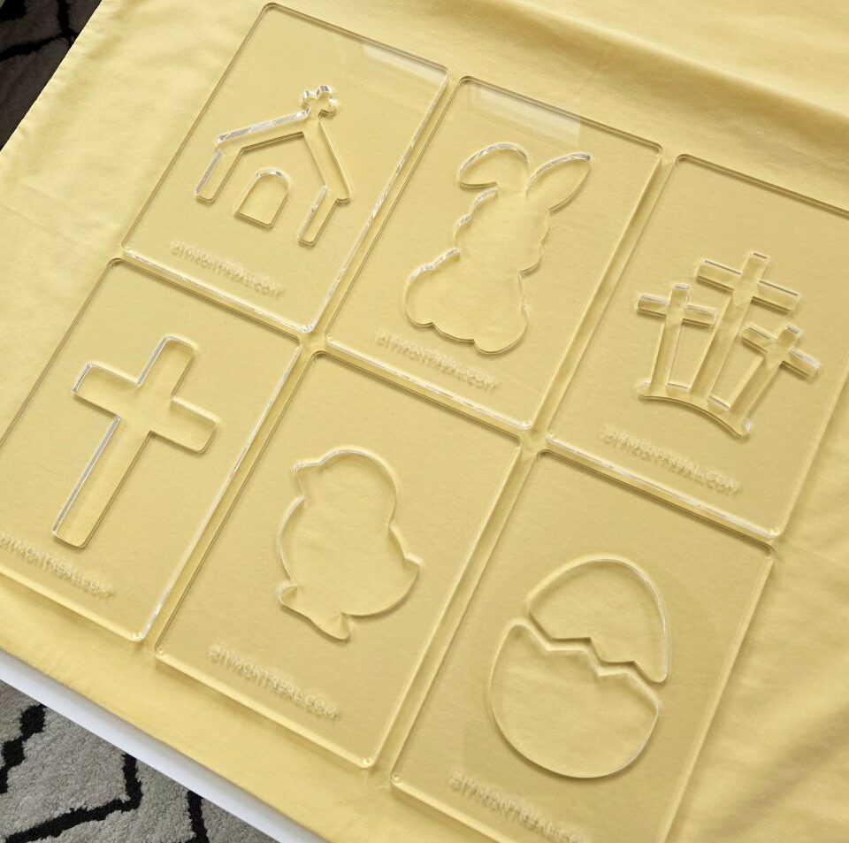 Easter Router Templates | Acrylic Templates for Holy Week | DIY Montreal