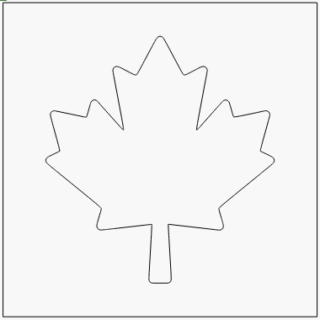 Maple Leaf | Acrylic Router Template | DIY Montreal