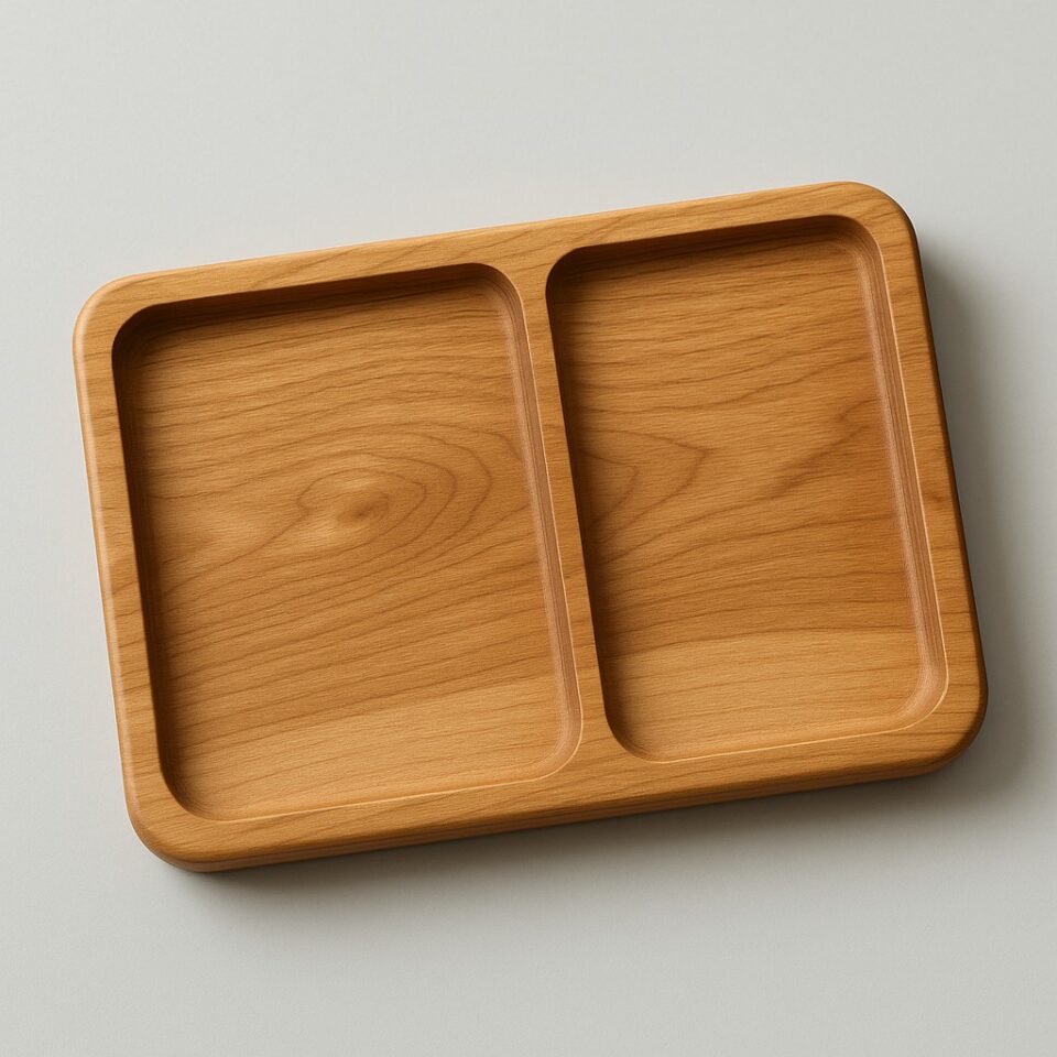 Valet Tray EDC | Rectangle 2-pocket | Acrylic Router Template – DIY ...