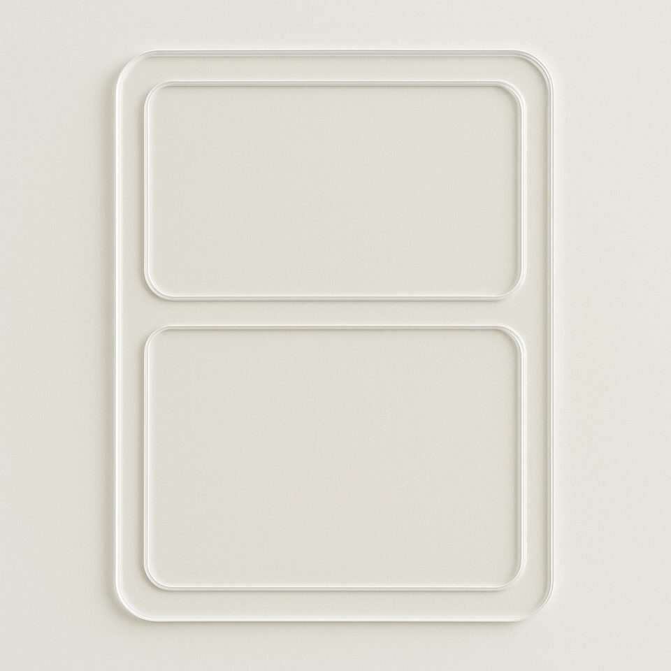 Valet Tray EDC | Rectangle 2-pocket | Acrylic Router Template – DIY ...